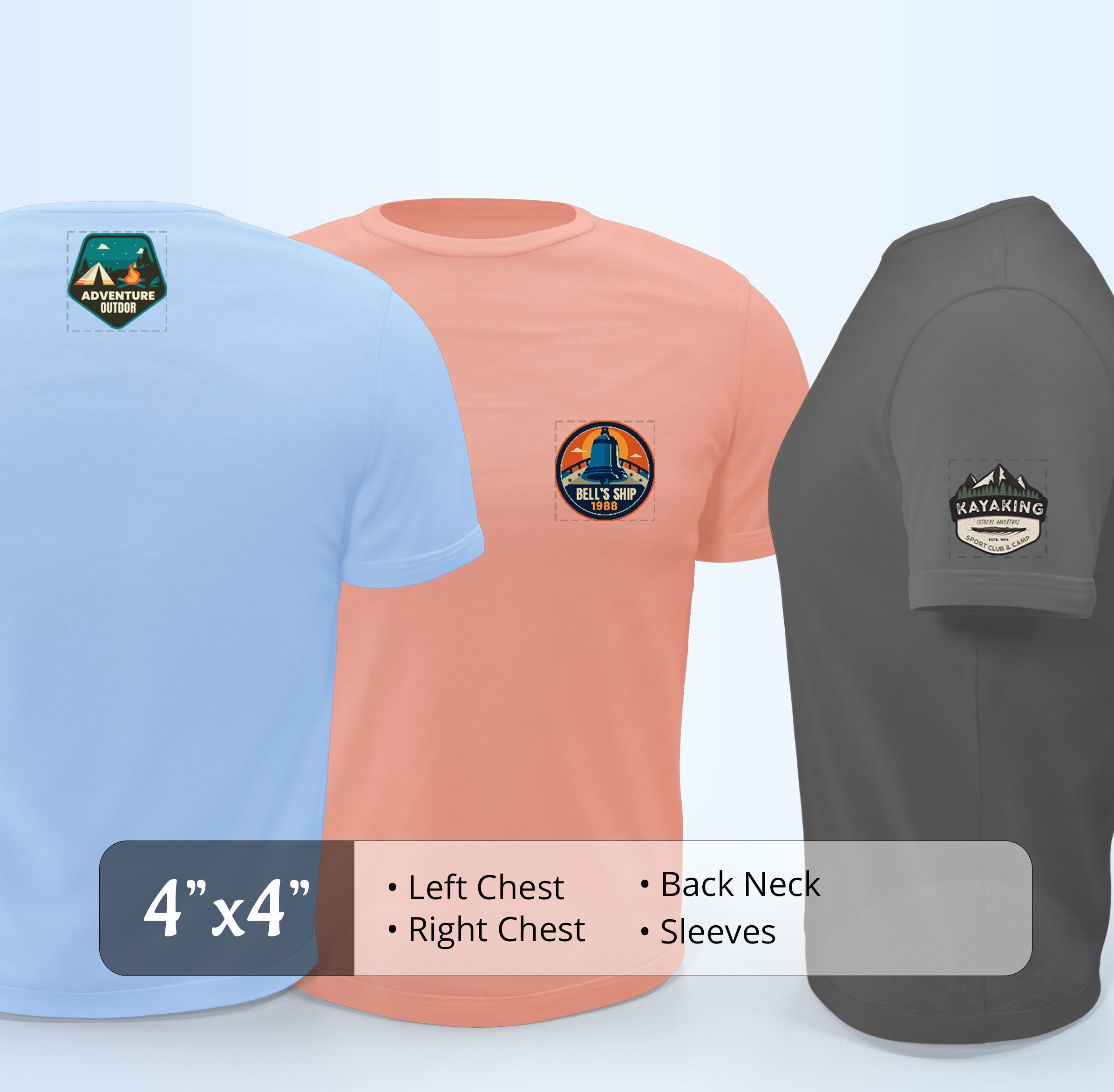 DTF Transfers by Size – ProColorTransfers
